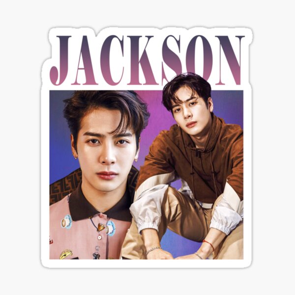 "Vintage 90s Jacksoon GOT7" Sticker for Sale by GrazianoGiorda | Redbubble