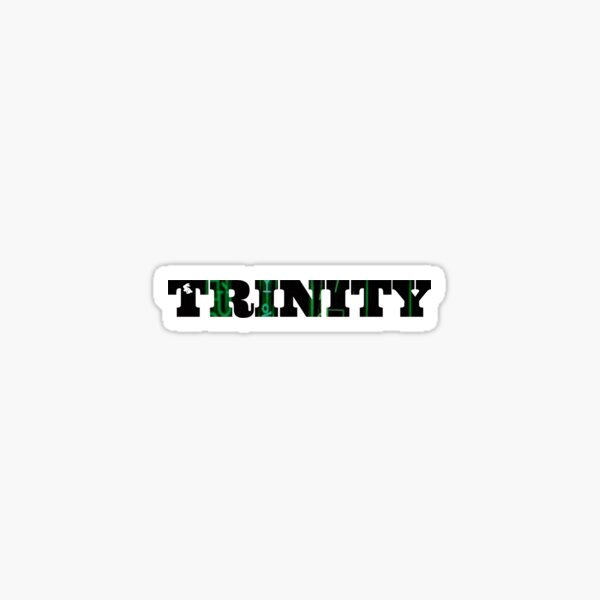 "Trinity " Sticker for Sale by RockyThompson | Redbubble