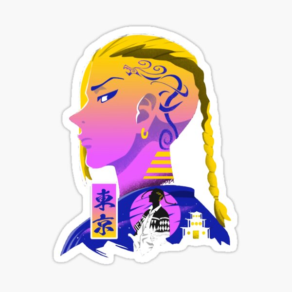 "Draken tokyo manji" Sticker for Sale by COLLINSACCOUN | Redbubble