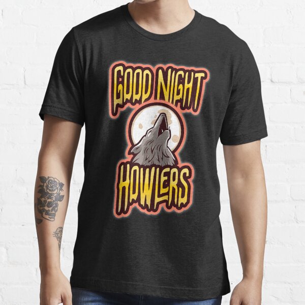 "Good Night Howlers - Cool Wolf And Fullmoon" T-shirt by ...