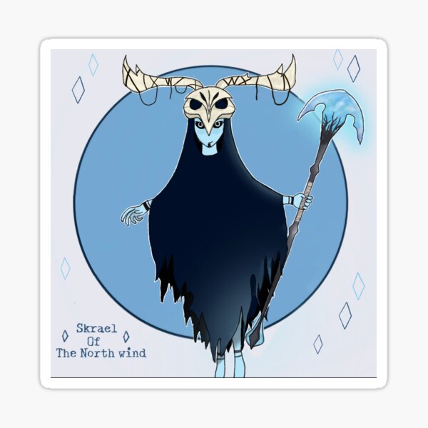 "Trollhunters Skrael of the North Wind" Sticker for Sale by Clover ...