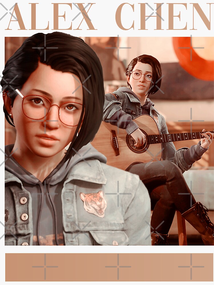 "Alex Chen Vintage" Sticker for Sale by kacper0623 | Redbubble