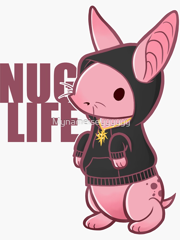 "Nug Life" Sticker for Sale by Mynameiseyyyyyy | Redbubble