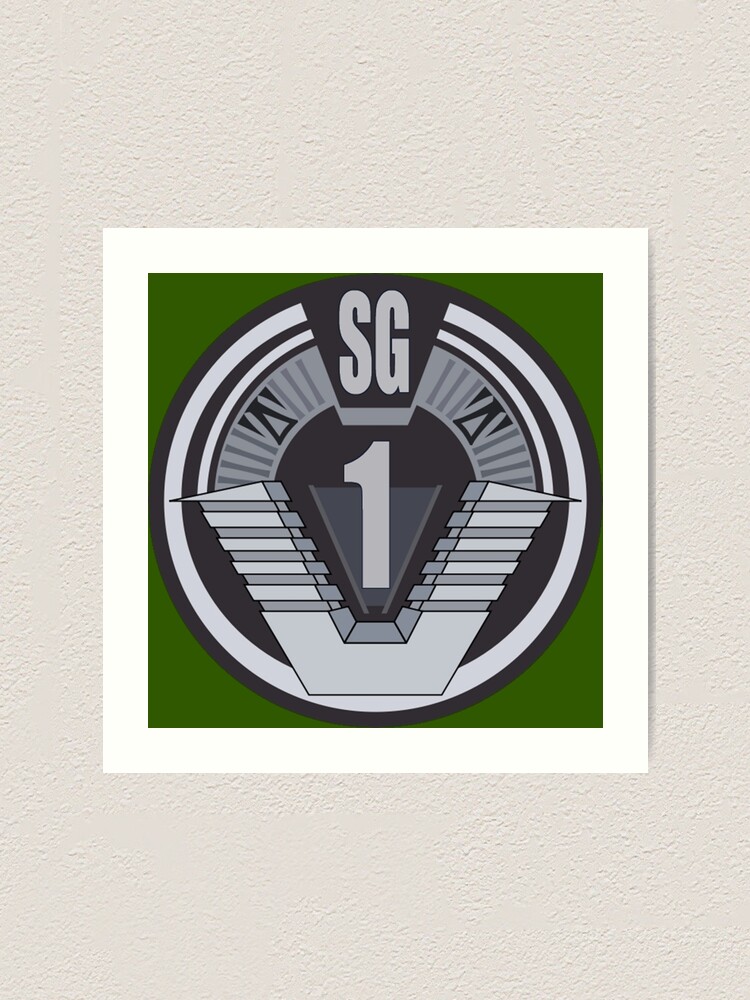"Stargate SG-1 badge" Art Print by kerchow | Redbubble