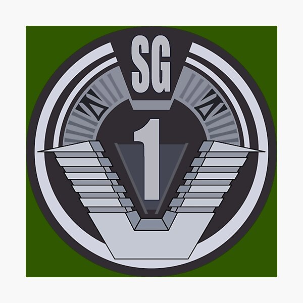 "Stargate SG-1 badge" Photographic Print by kerchow | Redbubble