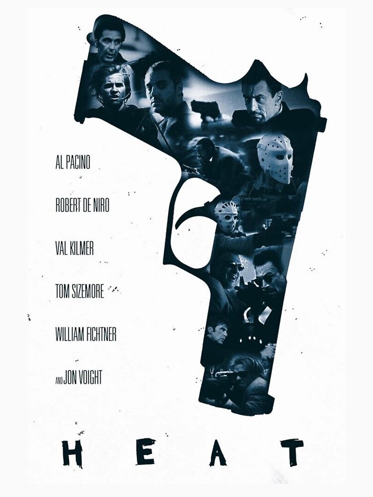 "Heat (1995) Movie" T-shirt for Sale by LovedPosters | Redbubble | heat ...