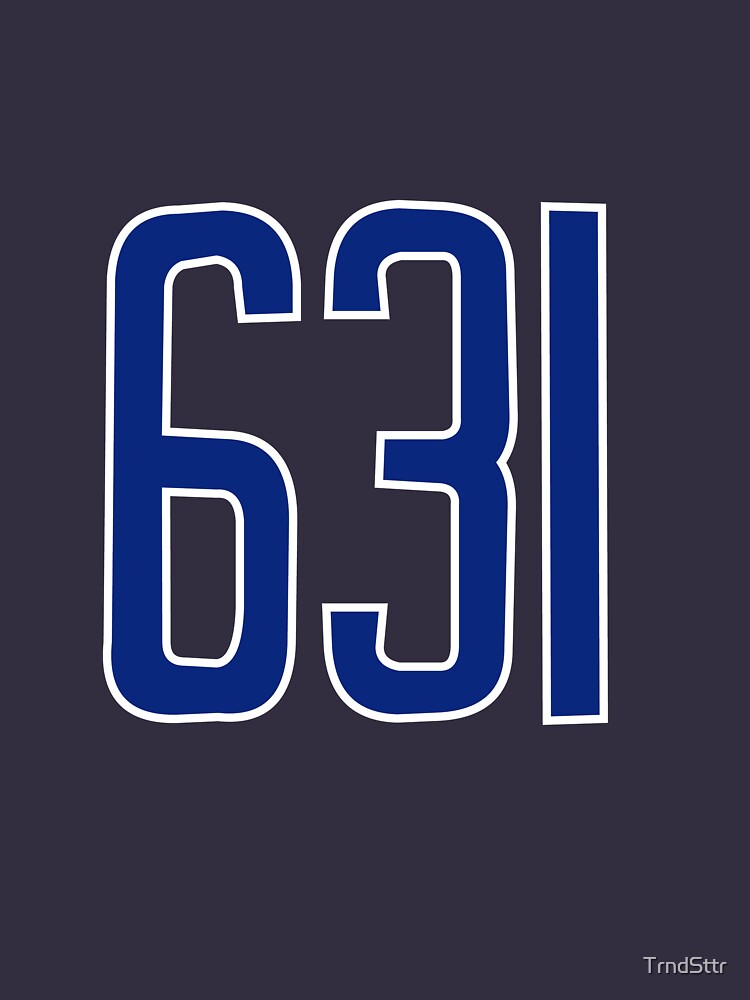 "631 Area Code Gift for Suffolk County Pride" T-shirt by TrndSttr ...