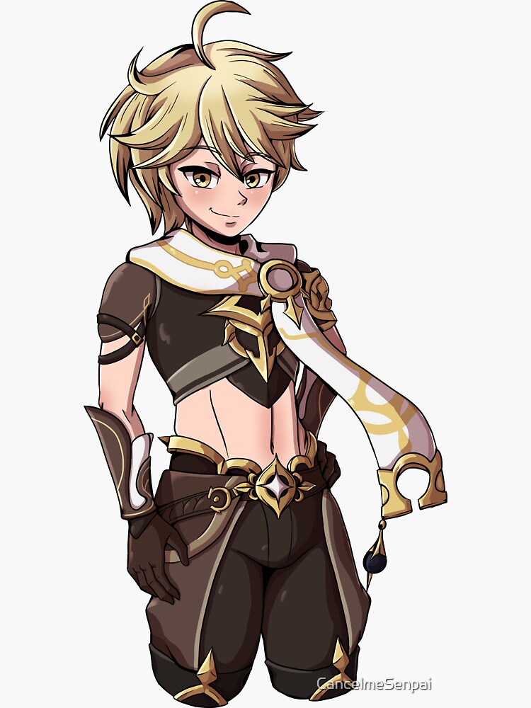 "Aether | Genshin Impact Stickers" Sticker for Sale by CancelmeSenpai ...