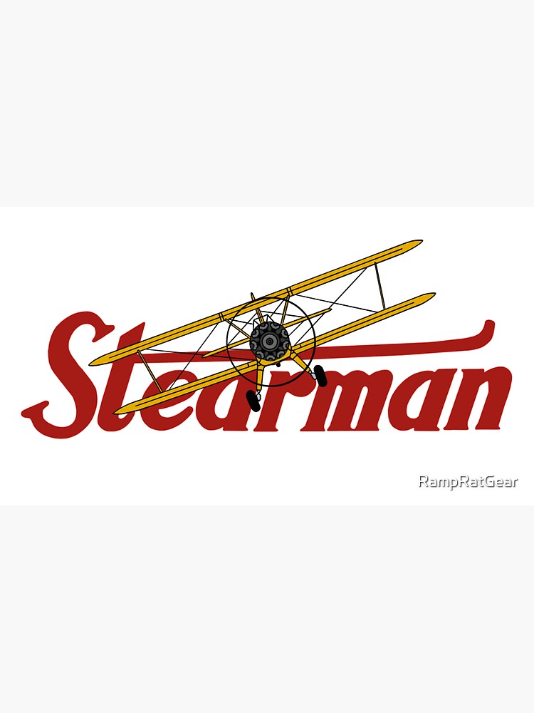 "Stearman Bi-Plane Iconic Vintage" Cap for Sale by RampRatGear | Redbubble