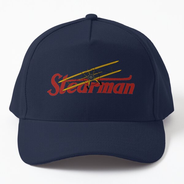 "Stearman Bi-Plane Iconic Vintage" Cap for Sale by RampRatGear | Redbubble