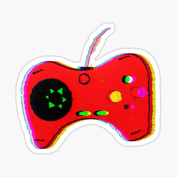 "Joystick Drawing" Sticker for Sale by Naylacia | Redbubble