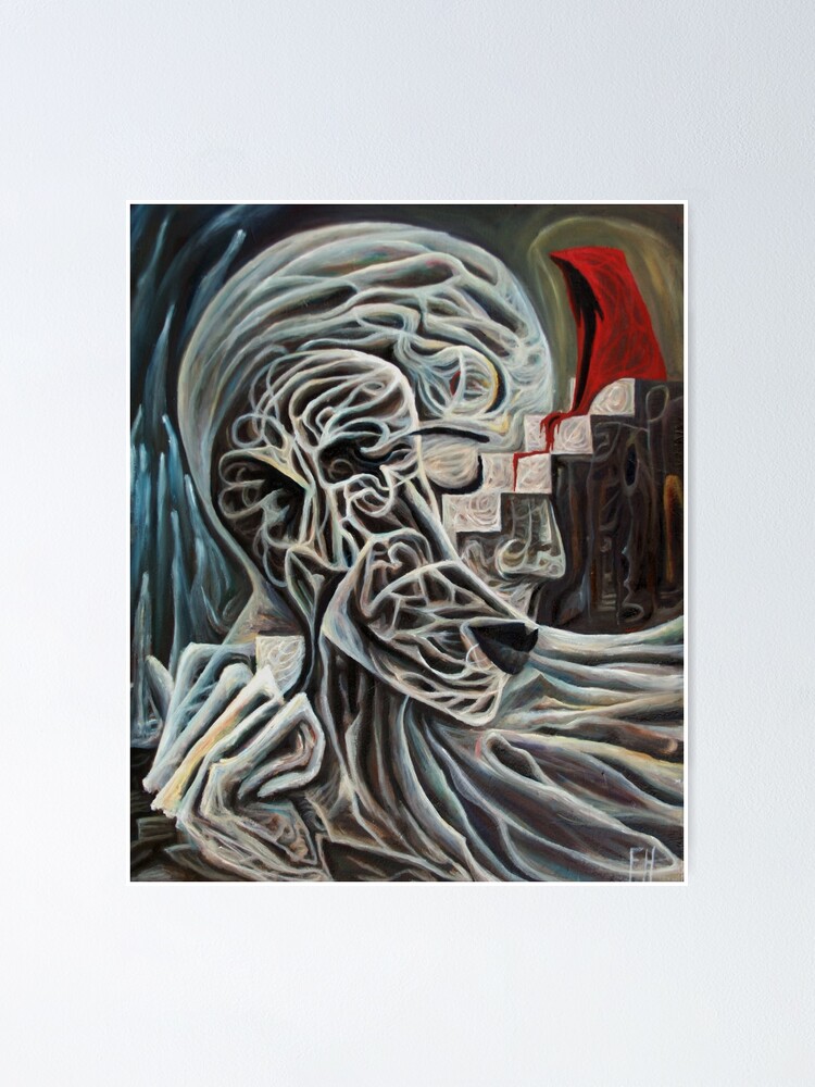 Póster «Parálisis de existencia - Pintura original de Frank Heiler» de ...