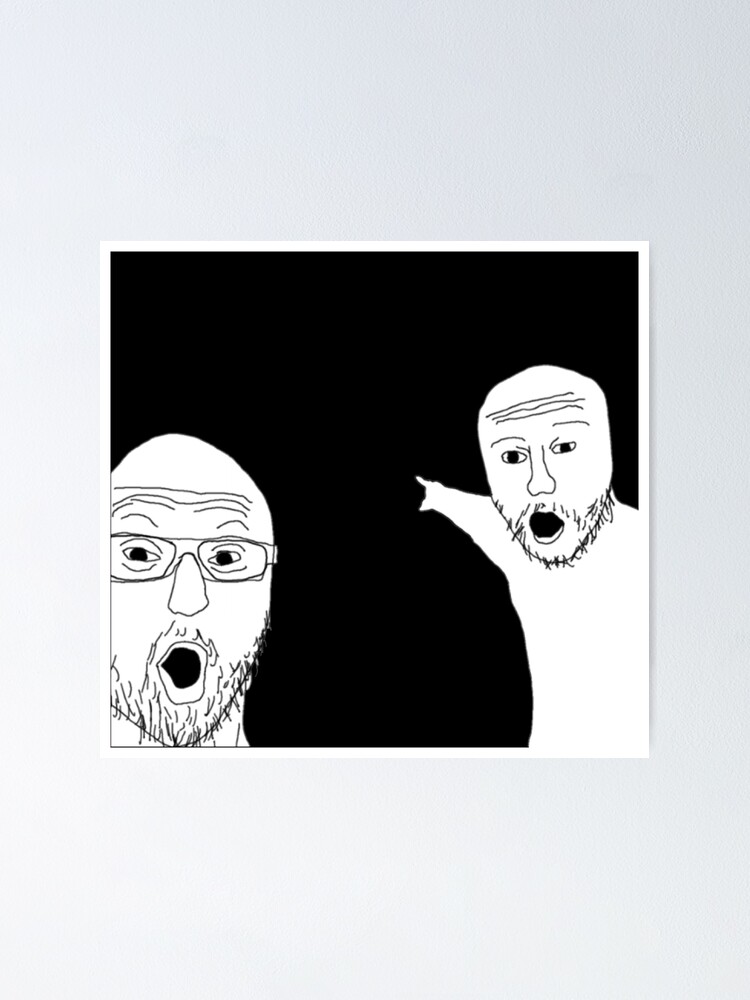 "Soyak [ Soy Wojak ]" Poster for Sale by gezzoto | Redbubble