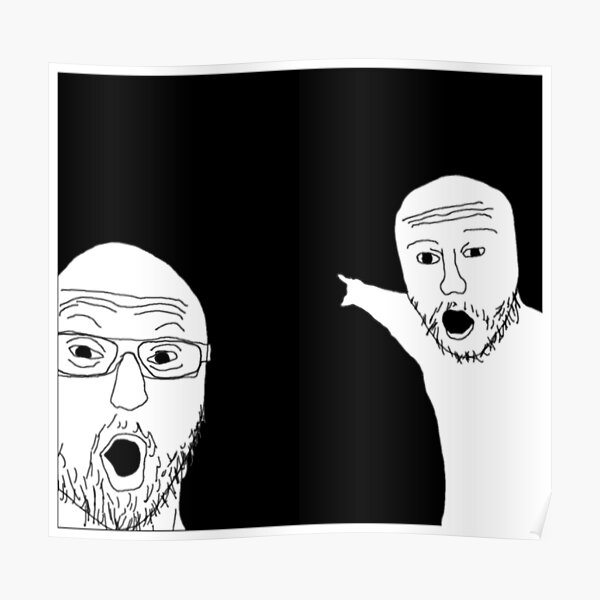 "Soyak [ Soy Wojak ]" Poster for Sale by gezzoto | Redbubble