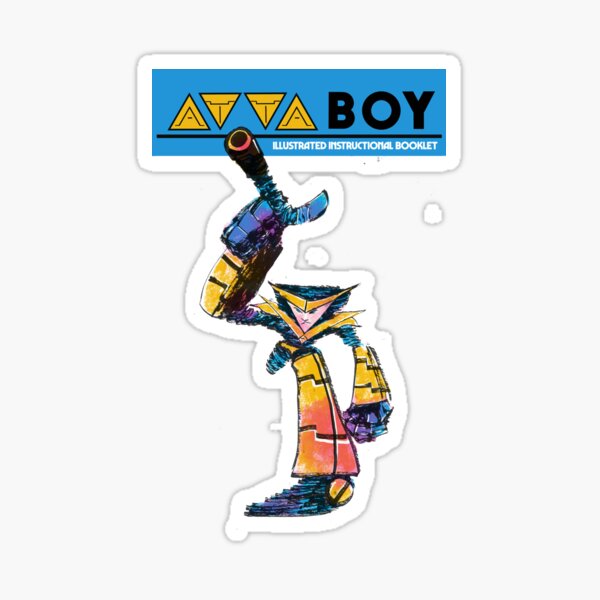 "Attaboy Cover Art" Sticker for Sale by TonyMcMillen | Redbubble