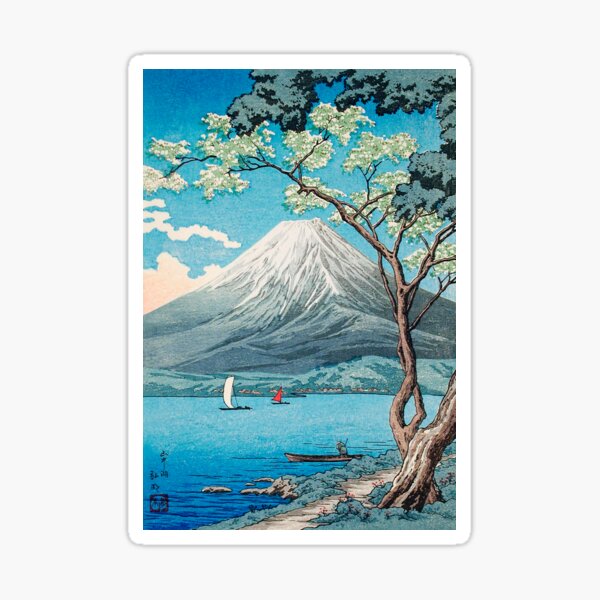 "Mount Fuji" Sticker by Ricard1212 | Redbubble