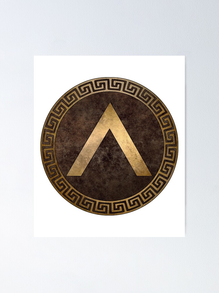 "Ancient Sparta Lambda Shield Symbol of the Spartans" Poster for Sale by WarlordApparel | Redbubble