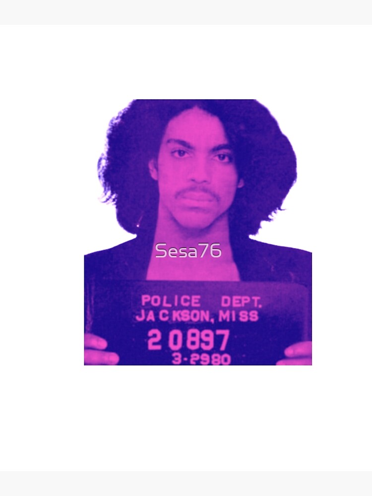 "Prince Mugshot" Poster for Sale by Sesa76 | Redbubble