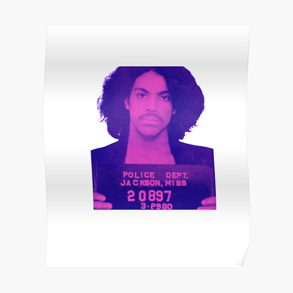 "Prince Mugshot" Poster for Sale by Sesa76 | Redbubble