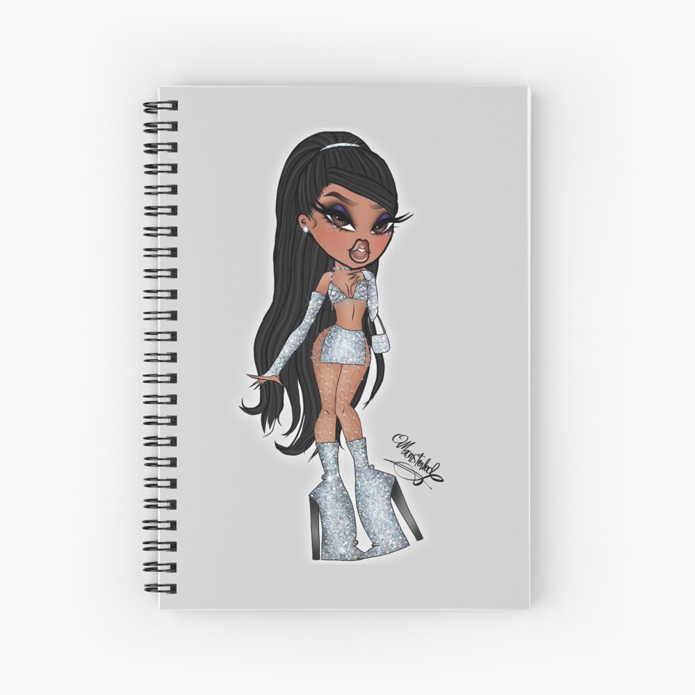 "Bratz Icy Girlz Jade - Drawing by Monsterlool " Spiral Notebook by ...