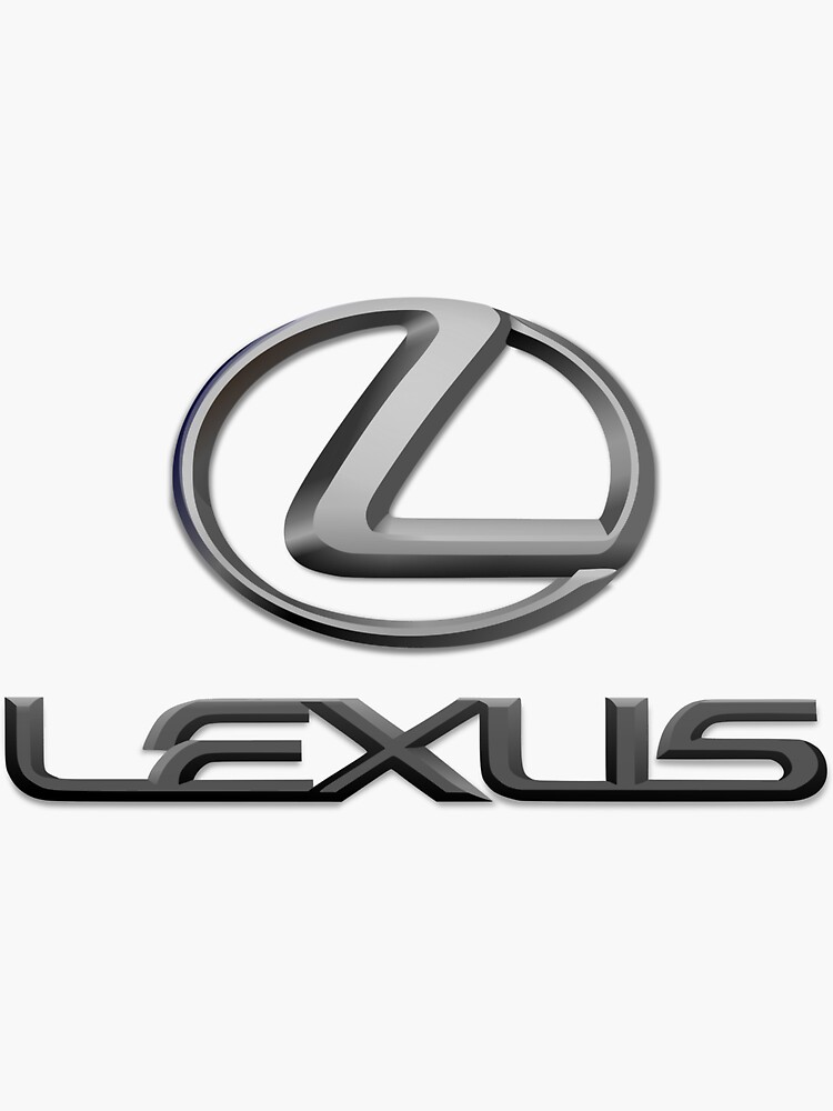 "Lexus Logo" Sticker for Sale by johnmadaline | Redbubble
