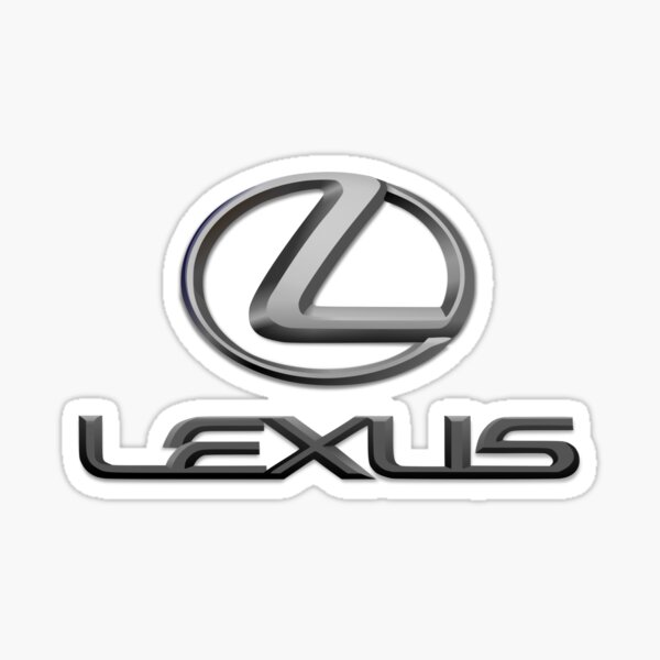 "Lexus Logo" Sticker for Sale by johnmadaline | Redbubble