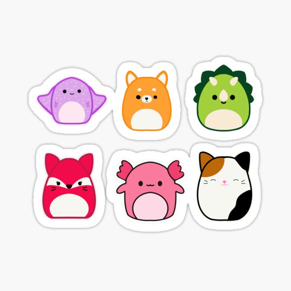 "Squishmallow Set" Sticker for Sale by Jsaylor22 | Redbubble