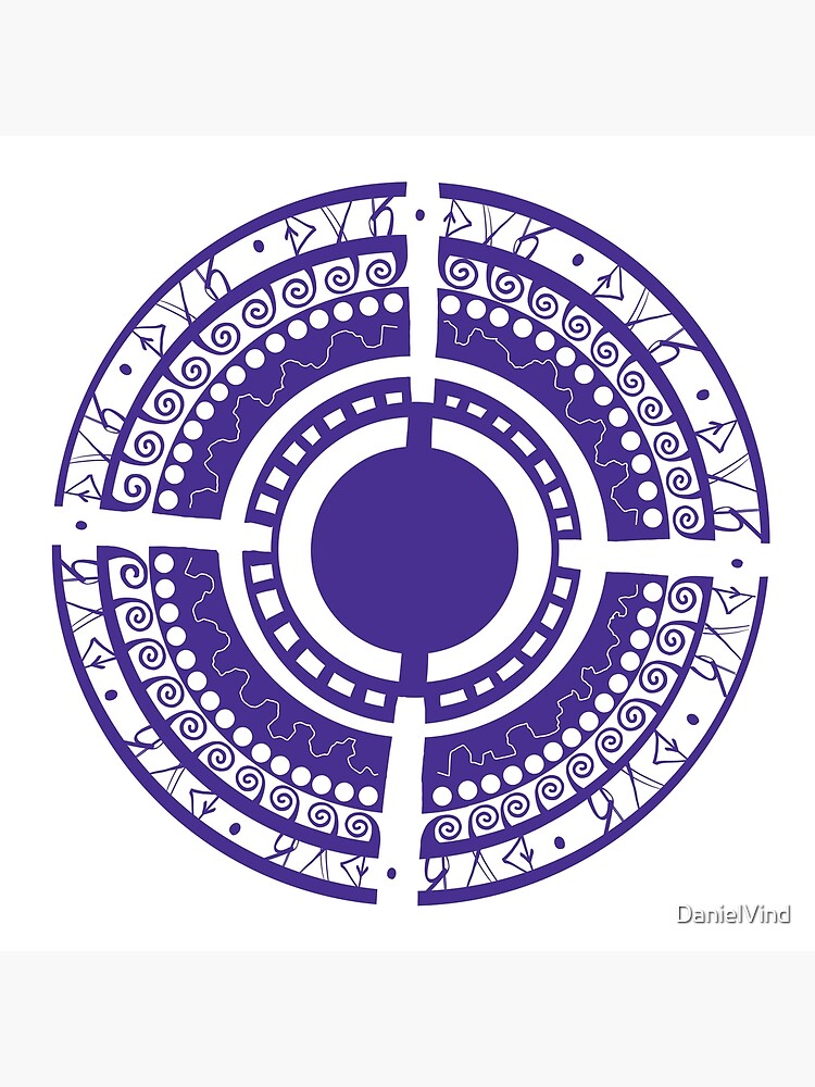 "Viking protection rune tattoo style" Photographic Print by DanielVind ...