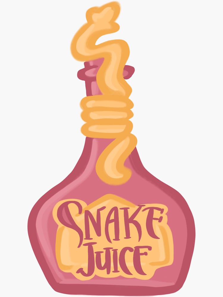 "Snake Juice Tom Haverford Parks and Rec Design " Sticker for Sale by ...