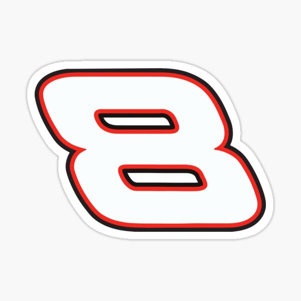 "#8 Dale Earnhardt Jr." Sticker for Sale by Jayiscool71 | Redbubble