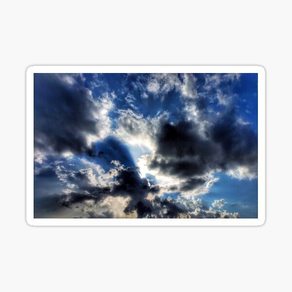 "Blue Sky" Sticker for Sale by davidbstudios | Redbubble