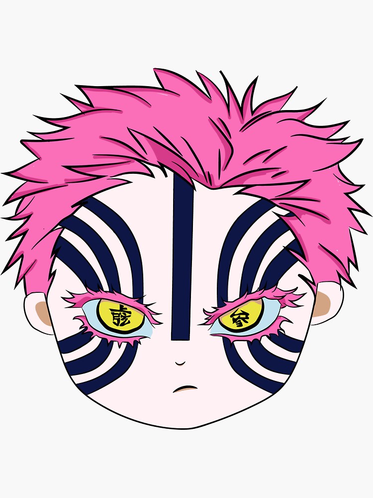 "AKAZA CHIBI" Sticker for Sale by BURISIGN | Redbubble