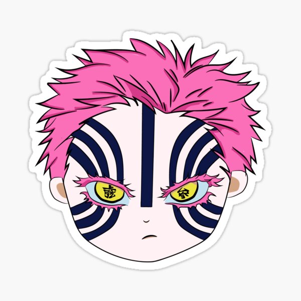 "AKAZA CHIBI" Sticker for Sale by BURISIGN | Redbubble