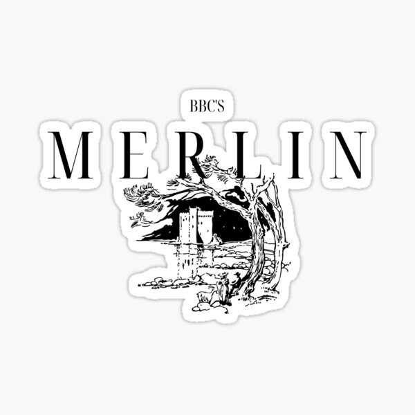 "BBC's Merlin" Sticker for Sale by jaune-eclatant | Redbubble