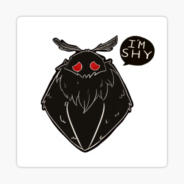 "Shy Cryptid" Sticker for Sale by BimArts | Redbubble