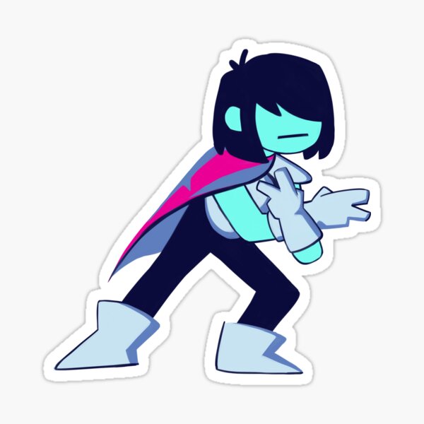 "DELTARUNE KRIS" Sticker for Sale by Jordan Hoang | Redbubble