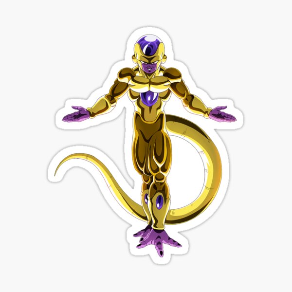 "golden frieza" Sticker for Sale by baazar-wjar | Redbubble