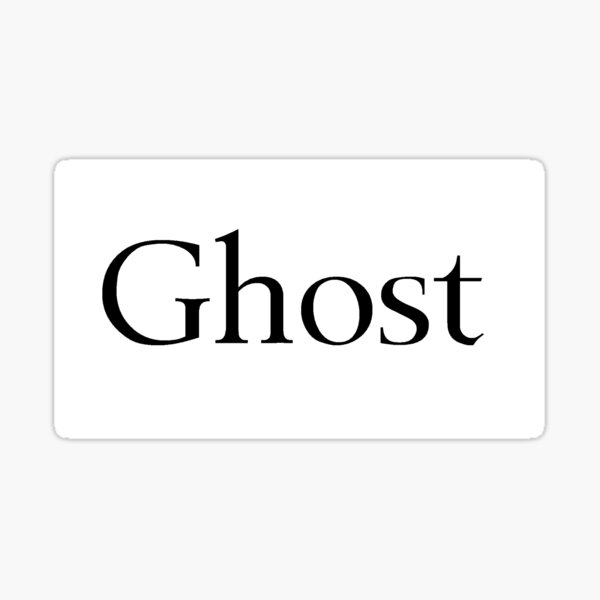 The Grey Ghost Stickers | Redbubble