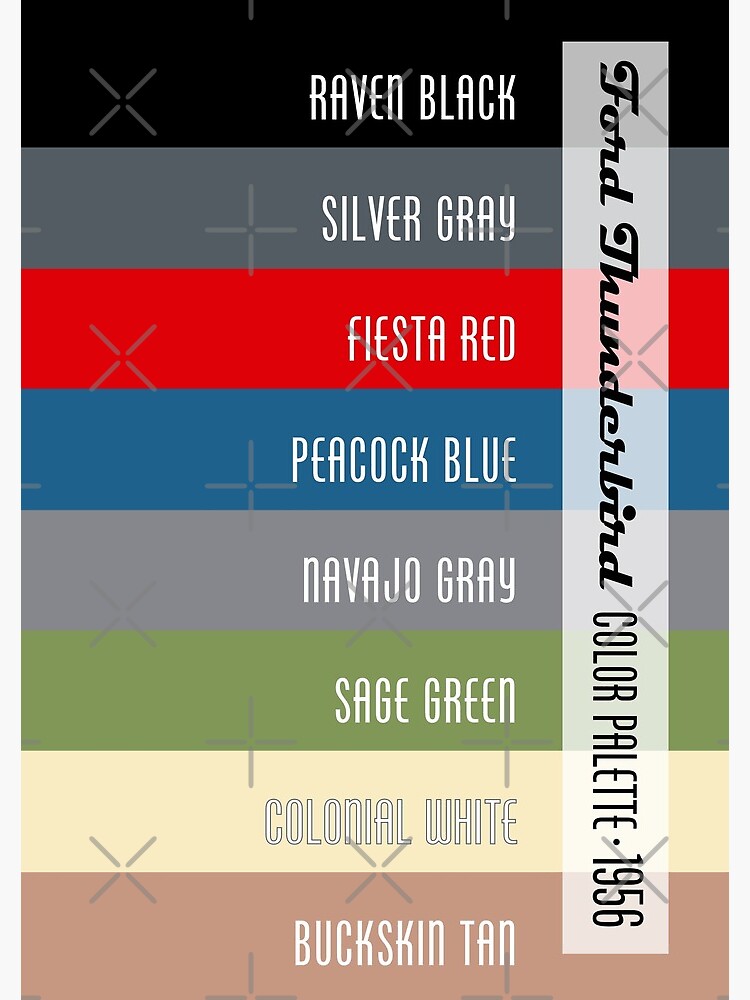 Cuaderno de espiral «Coches clásicos: paleta de colores Vintage, Ford ...