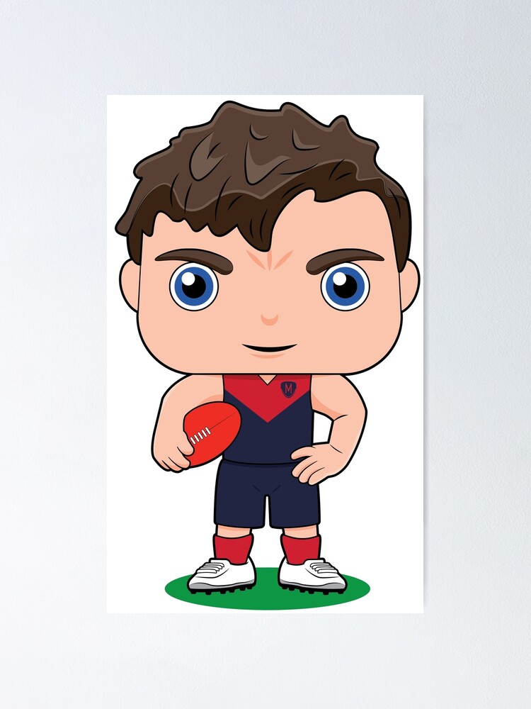 "Cute Melbourne Demons Mascot" Poster by essjaydesigns | Redbubble