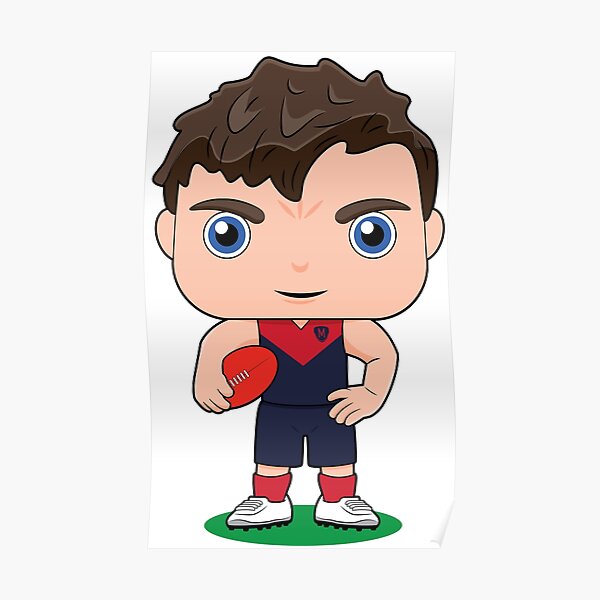 "Cute Melbourne Demons Mascot" Poster by essjaydesigns | Redbubble