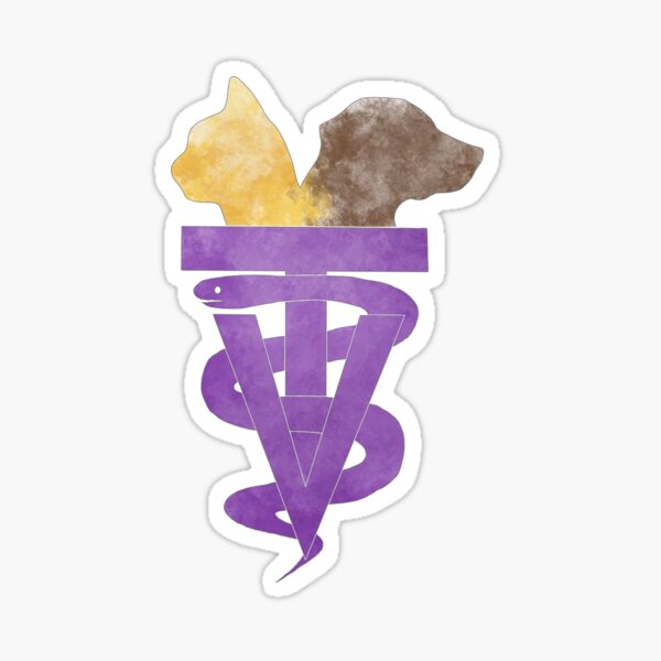 "Veterinary Technician Logo" Sticker by bstoreyarts | Redbubble