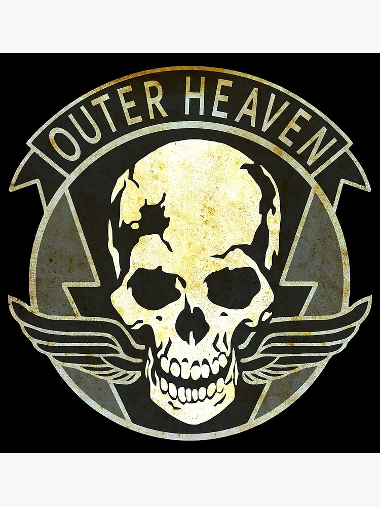 METAL GEAR SOLID ° Outer Heaven Rust Logo" Poster by ArtLOGO | Redbubble