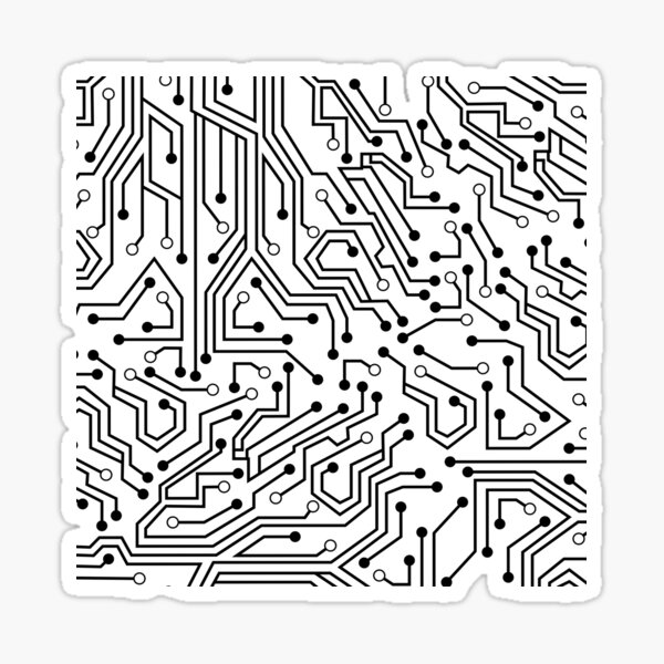 "Circuit Board" Sticker for Sale by bizdilum | Redbubble