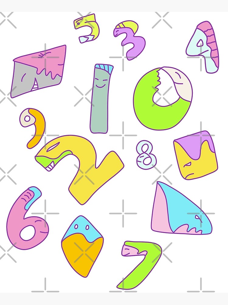 "Custom Bg - Doodle of Math Number and Shape Smart Kids Edition ...