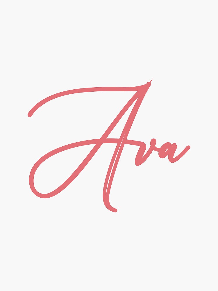 "Ava" Sticker for Sale by kayackcreative | Redbubble