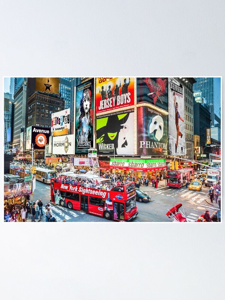 "Times Square II Special Edition I" Poster by RayW | Redbubble