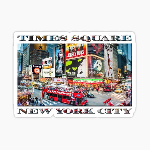 "Times Square II Special Edition I" Sticker for Sale by RayW | Redbubble