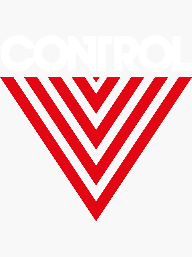 "Federal Bureau of Control Control Game Logo Distressed Log" Sticker ...