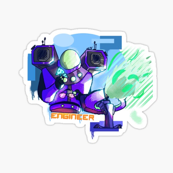 "Risk of Rain 2 Engineer" Sticker for Sale by Froquests | Redbubble
